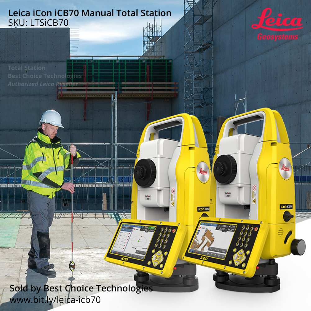 Leica iCB70 iCON Manual Total Station – Leica Total Station Price