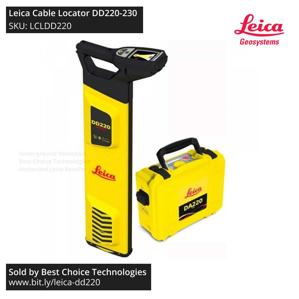 Leica Cable Locator DD220-230 SMART – Best Choice Technologies